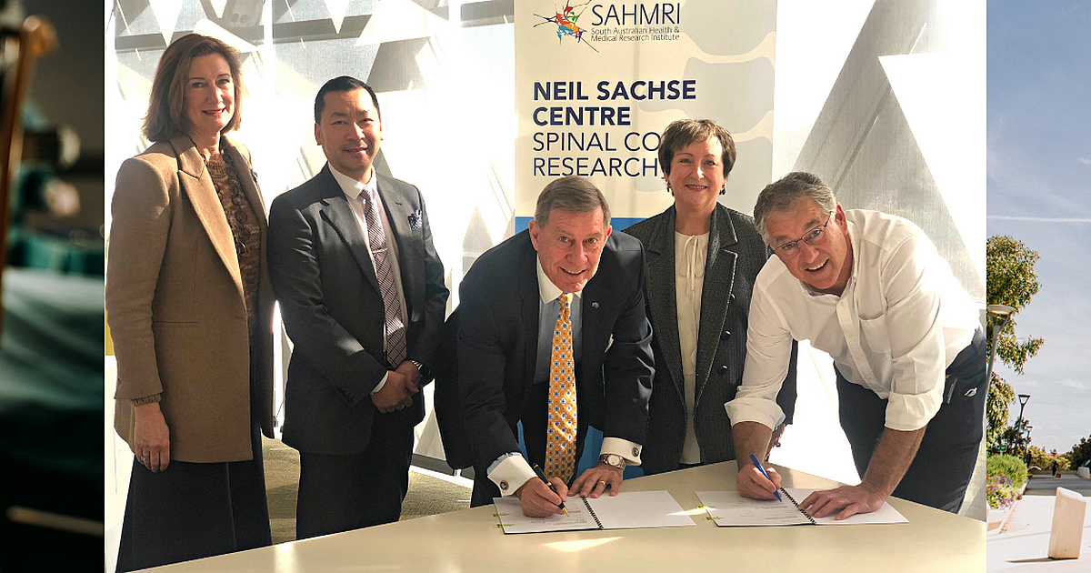SAHMRI | Partnership to strengthen SA spinal cord injury research