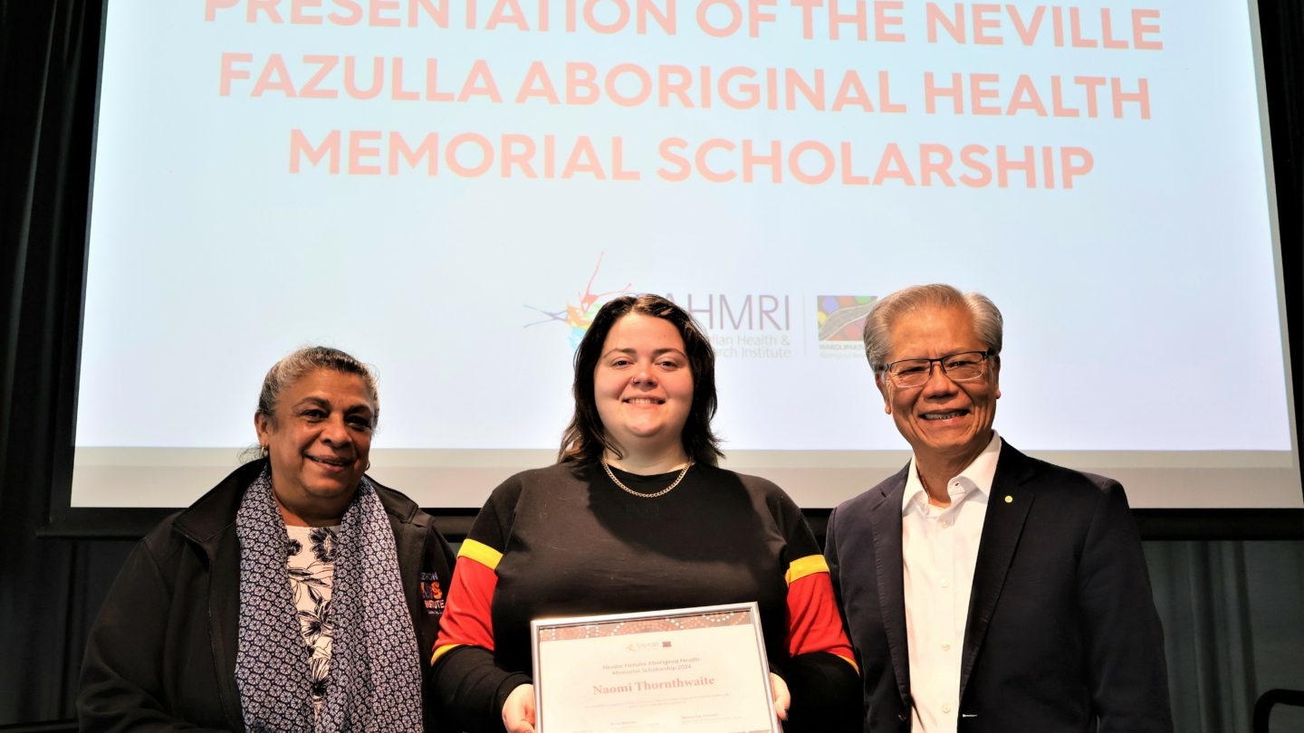 SAHMRI | Lifetime’s dedication receives major honour